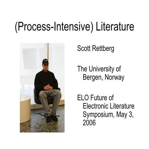 (Process-Intensive) Literature | PPT