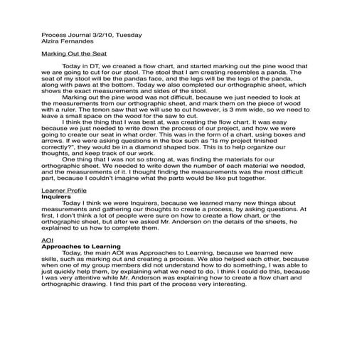 Process journal | PAGES