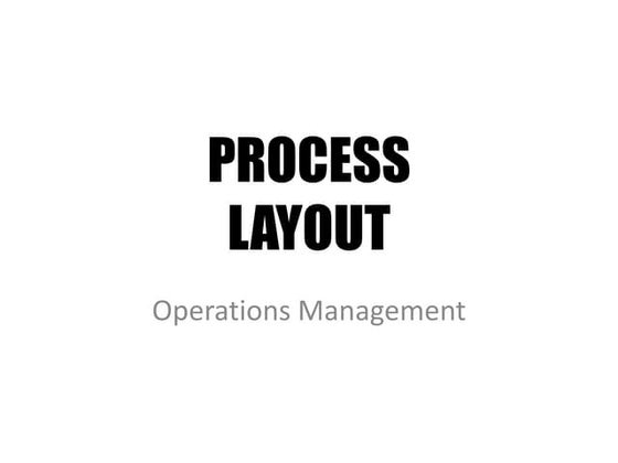 Operations management chapter: facility location | PPT