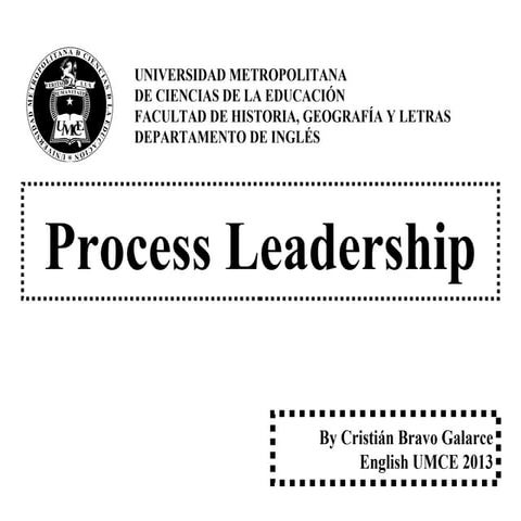 Process leadership | PPT