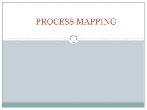 BASICS TOOLS FOR PROCESS ANALYSIS | PPT