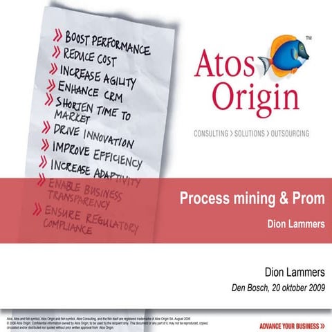 Process Mining and ProM | PPT