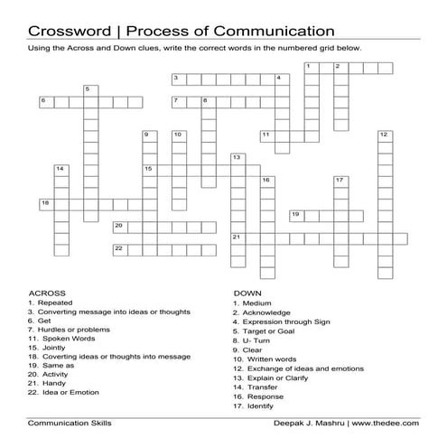 Process of communication through puzzles | PDF