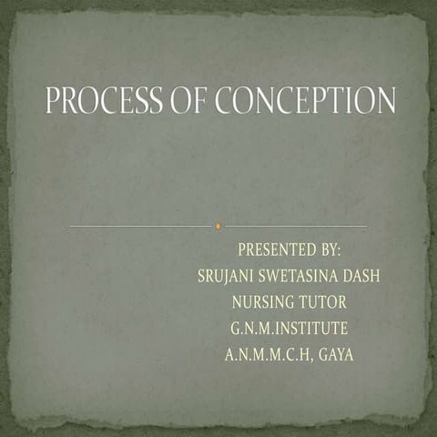 Process of conception | PPTX