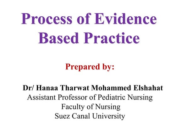 Evidence based medicine | PPTX | Cancer | Diseases and Conditions