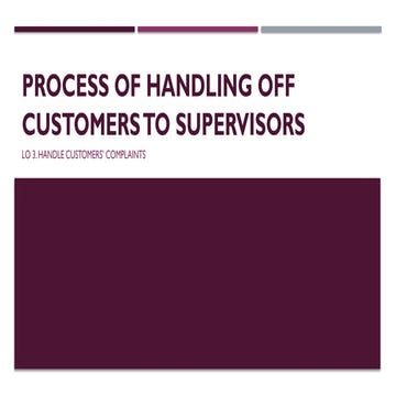 5. When A Customer Demands To Speak With Your Supervisor | PPTX