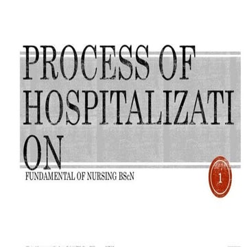 Process of Hospitalization ,admission ,t | PPT
