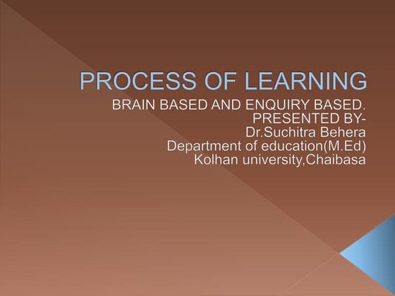 Principles of Learning | PPT