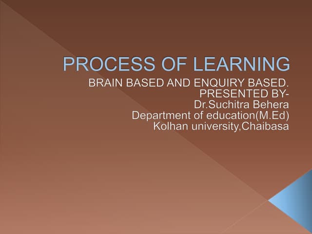 Research based learning | PPT