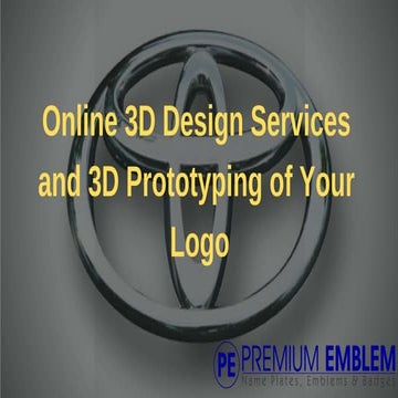 How Are 3d Logo Badges For Car Designed? | PDF