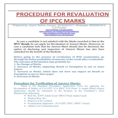 Process of revaluation | PDF