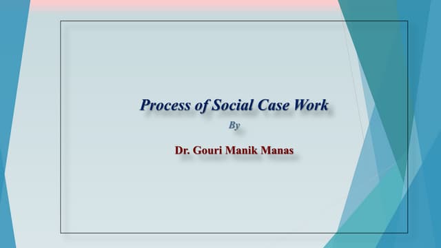 Social Case work, Historical Development and Principles.pptx