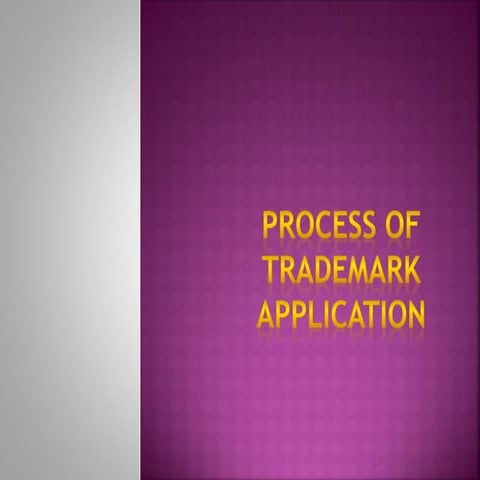 Process of trademark application6 | PPT