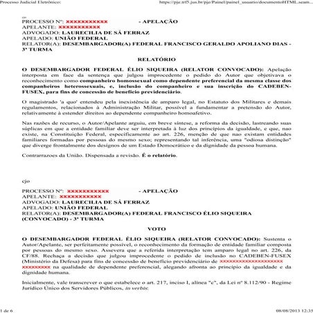Processo Judicial Eletrônico | PDF