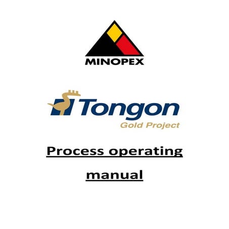 Process operating manual rev 2.0 | PDF