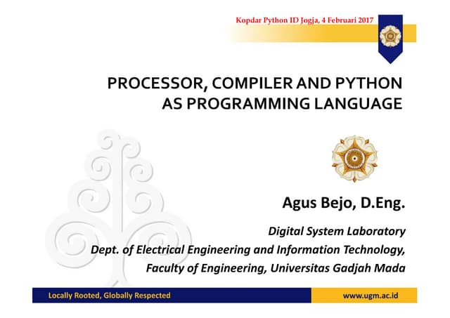 Processor Compiler And Python Programming Language Ppt 8434
