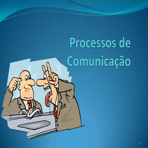 Processos de comunicação | PPTX