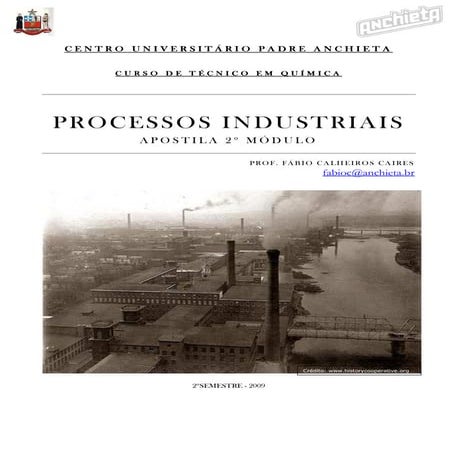 Processos industriais industria química | PDF