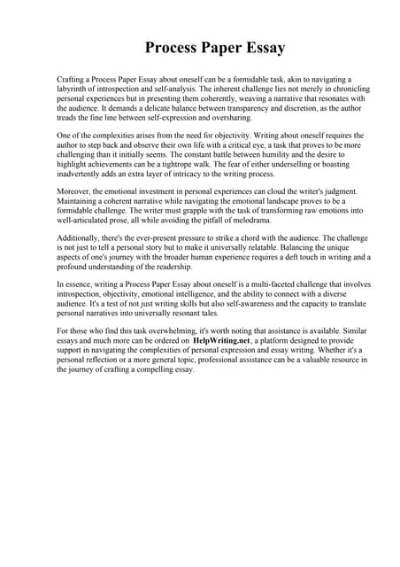 Essay On My Life | PDF