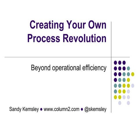 Process Revolution | PDF
