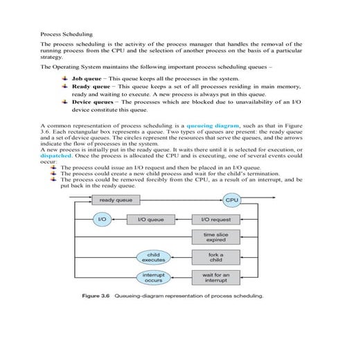 Process scheduling | PDF