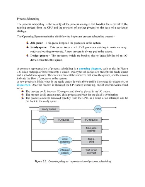 Process scheduling | PPTX