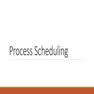 Operating System - Process Scheduling.pdf