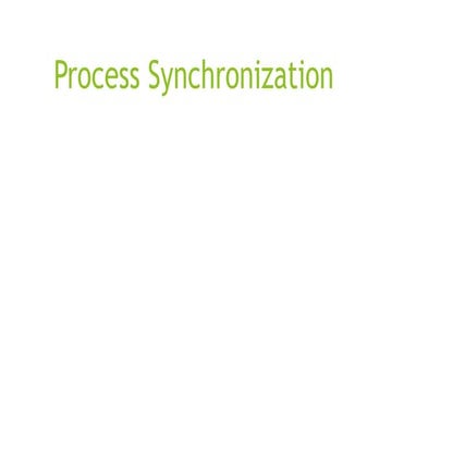 Process synchronization in Operating Systems | PPTX