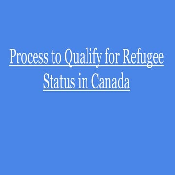 Refugee Claim or an H&C? | PDF