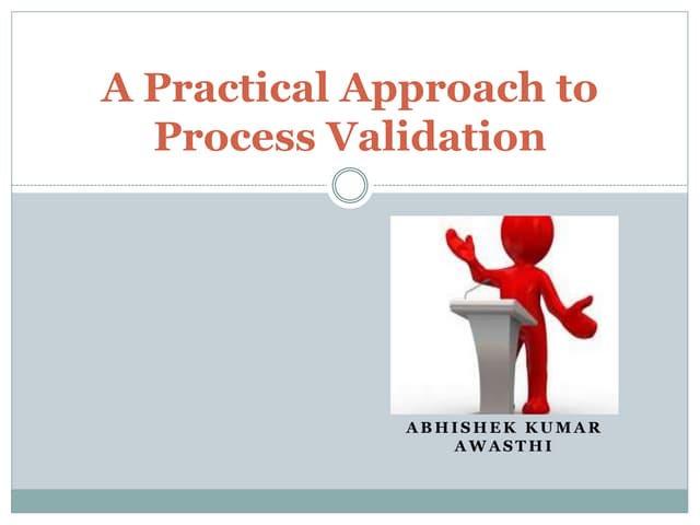 Process validation and its types