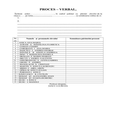Proces verbalparinti | DOC