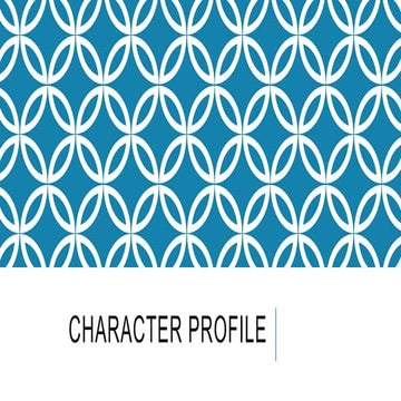 Character Profile | PPTX