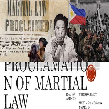 Proclamation of Martial Law under Former President Marcos.pptx