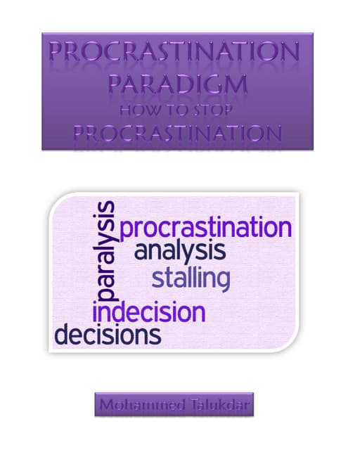 Overcome Procrastination | PPT