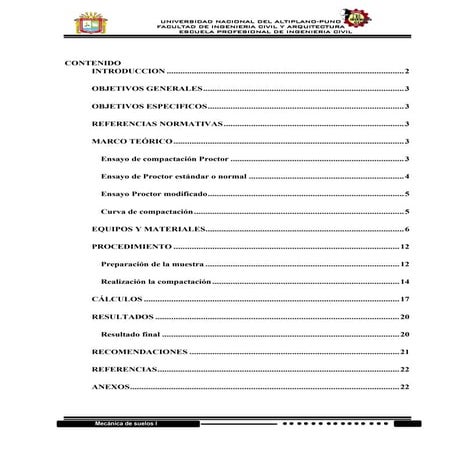 Ensayo de compactacion proctor | PDF