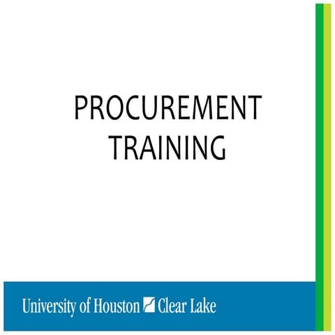 Procurement training-powerpoint | PPTX
