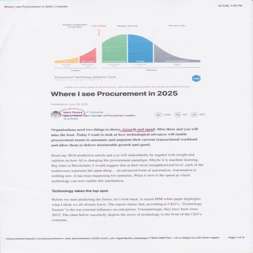 Procurement 2025 | PDF