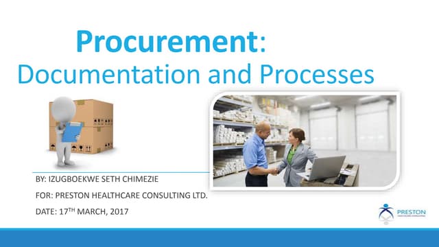 Introduction to procurement | PDF