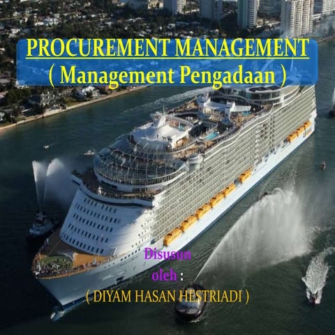 Procurement Management. tugas d3 | PPTX