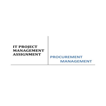 Procurement management | PDF