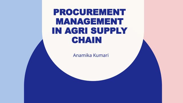 Presentation on picking | PPTX