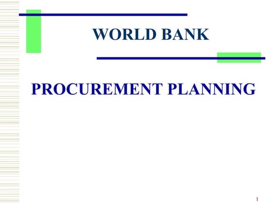 Introduction to procurement | PPT