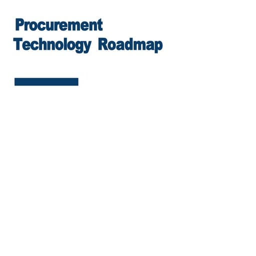 Procurement technology roadmap_template_2020 | PDF