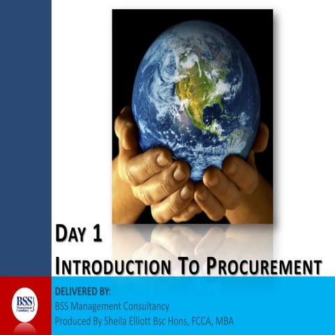 Procurement training course -introduction to procurement | PPTX