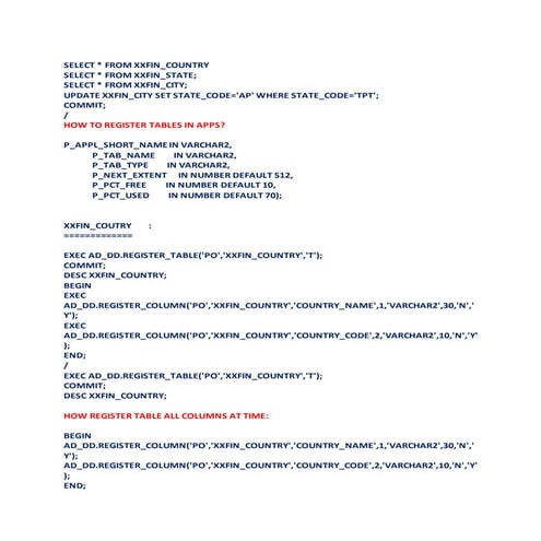 Procure to pay base tables flow | DOCX