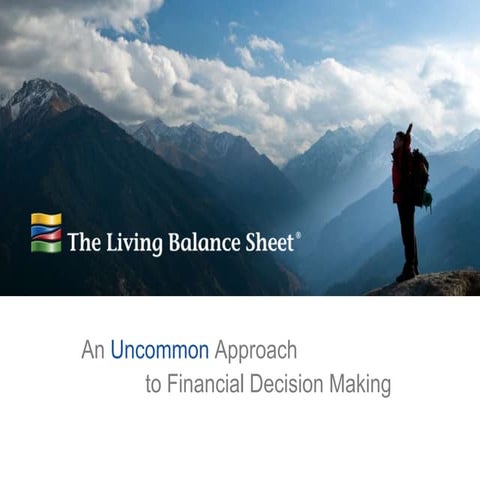 Financial Balance - The Living Balance Sheet | PPTX