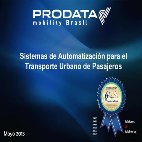 Prodata Mobility - Sistemas de Automatización para el Transporte Urbano ...