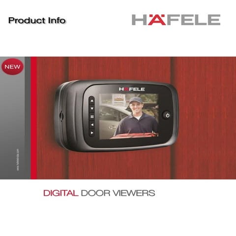 Digital Door Viewer by Hafele | PDF