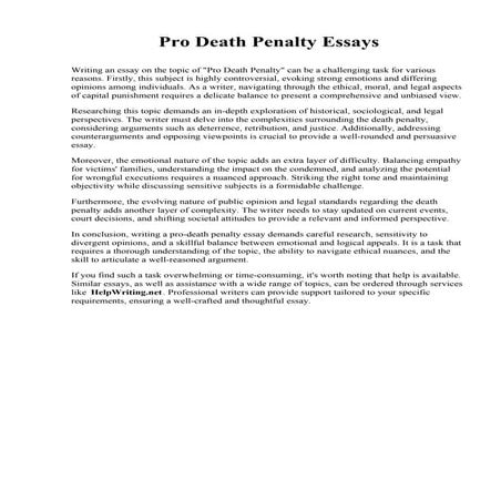 Pro Death Penalty Essay.pdf