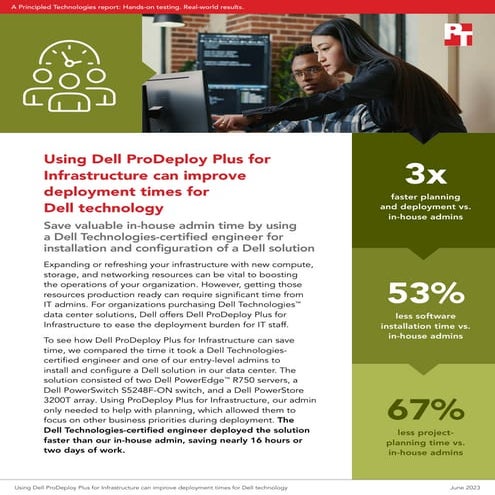 Using Dell ProDeploy Plus for Infrastructure can improve deployment ...